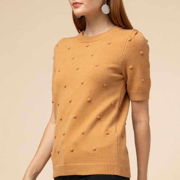 entro | Sweaters | Textured Dot Sweater | Poshmark